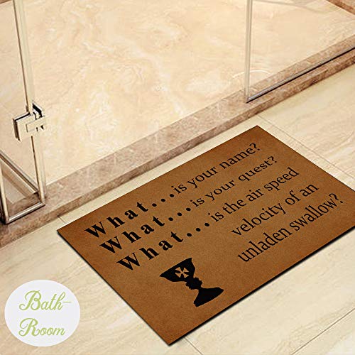 Funny Doormat with Rubber Back -Monty Python and The Holy Grail Doormat ...