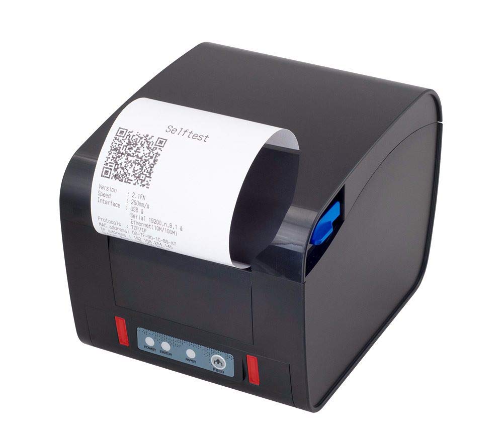 POSPRINT, Xprinter 80MM Thermal Receipt Kitchen Printer with Auto ...