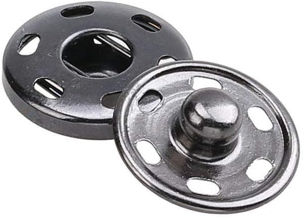 Amazon.com: Cotowin Sew-On Snaps, Gunmetal Press Buttons, Pack of 10, 3 ...