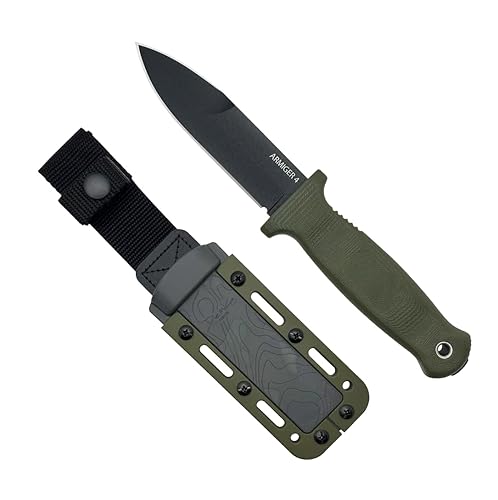 Demko Knives Armiger Fixed Blade with Sheath- Armiger 2 & Armiger 4 ...