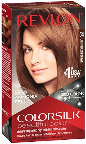 Revlon ColorSilk Hair Color 54 Light Golden Brown 1 Each ( Pack of 3 ...