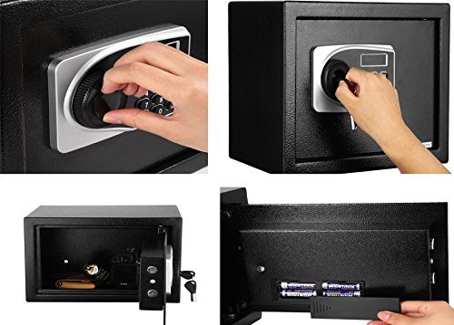 Safety & Security Black2 Homevol Digital Electronic Security Safe Box ...