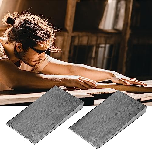 2 Pack Triangle Flange Wedge Silvery Spreading Wedge Slope Steel Wedges ...