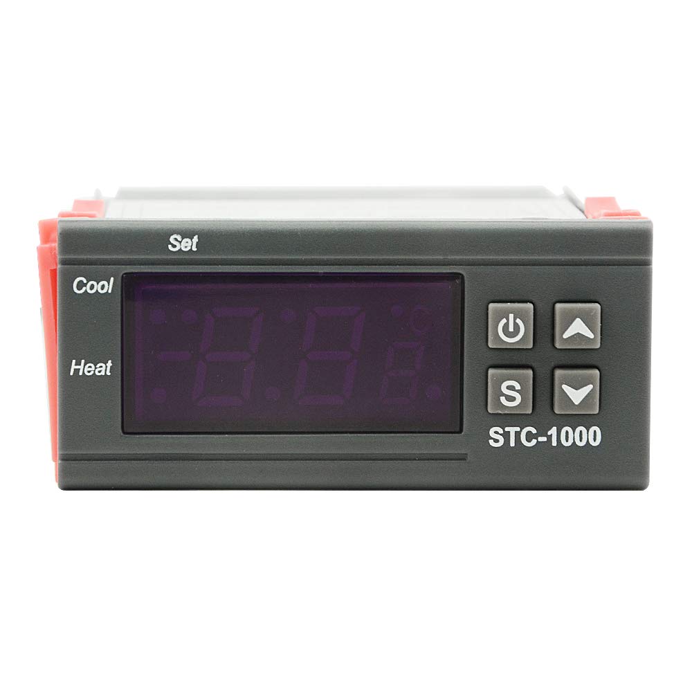 XLX STC-1000 DC 12V 10A Microcomputer Digital Display Temperature Controller Thermostat Control ...