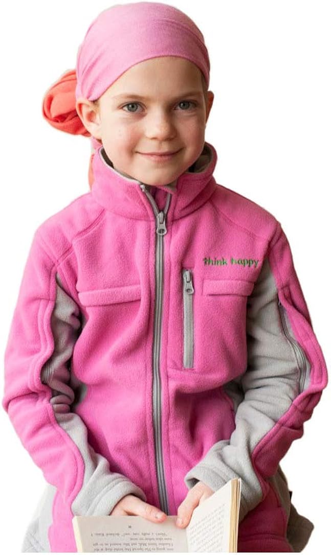 Amazon.com: Chemo Cozy Cozy Fleece - Girls - Chemotherapy Clothing Pink ...