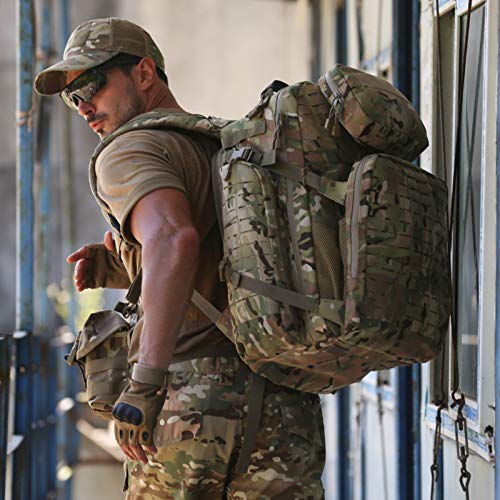 MT Military Medium Rucksack MOLLE Army Tactical Assault Backpack, 3 Day ...