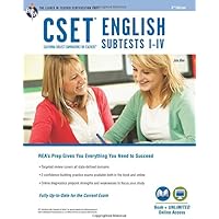 Amazon.com: CSET English Subtests I-IV Book + Online (CSET Teacher ...