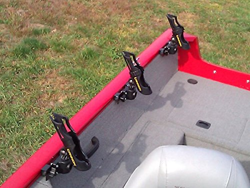 4x Rod Holder for Tracker Boat Versatrack System - With Cannon Rod ...