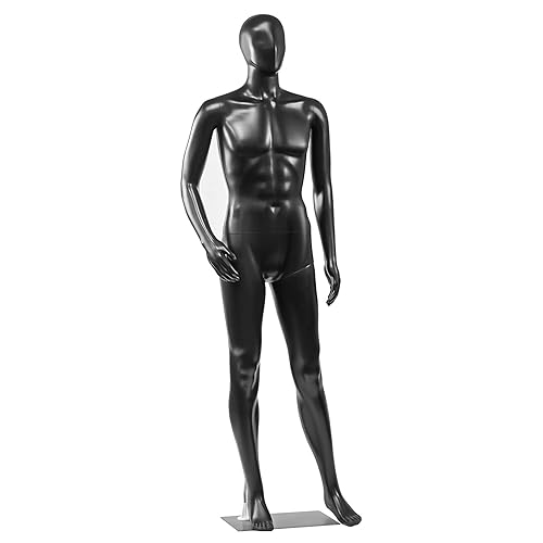 SereneLife Adjustable Male Mannequin, Full Body Dress Form, Detachable ...