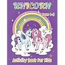 Unicorn Activity Book for Kids: Hidden Pictures, Word Search, Find the ...
