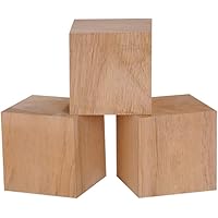 Amazon.com: 3 Inch Solid Wood Blocks Pack of 3