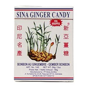 Amazon.com : Sina - Ginger Candy (Net Wt. 2 Oz.) : Grocery & Gourmet Food
