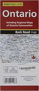 Ontario Road Map: Canadian Cartographics Corporation: 9781554861286 ...