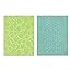 Amazon.com: Sizzix Textured Impressions Embossing Folders 2PK - Corners ...