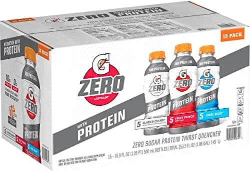 سعر gatorade G Zero مع بروتين (16.9 مل، عبوة من 15 قطعة) فى السعودية ...