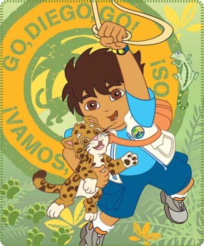 Character World Diego Go Diego Go Fleece Blanket: Amazon.co.uk: Kitchen ...
