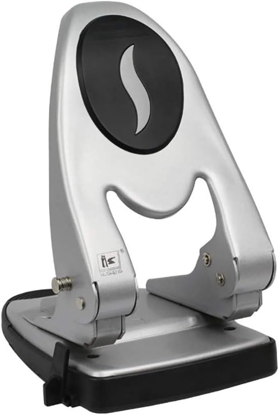 Two-Hole Punch Machine, Heavy Duty 2-Hole 60-Sheet Capacity Puncher ...