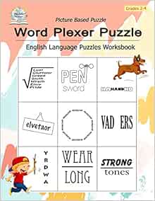 Word Plexer Puzzle: English Language Word-Based Puzzles Book, Workbook ...