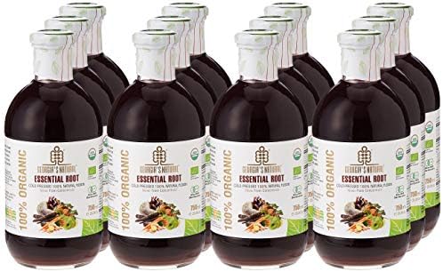 Georgia'S Natural100% Organic Cold Pressed Essential Roots Juice, 750 ...