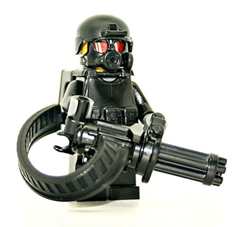 Heavy Support Gunner Minigun Soldier - Modern Brick Warfare Custom ...