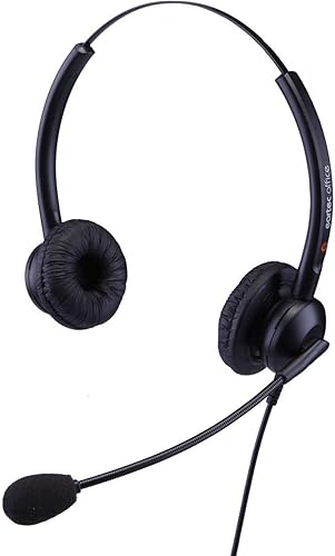 Double Ear Headset for Wildix WP410 IP, WP480G IP, WP490G IP & WP600A ...