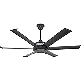 Big Ass Fans Mammoth 72" Outdoor Ceiling Fan with LED Light – Black ...
