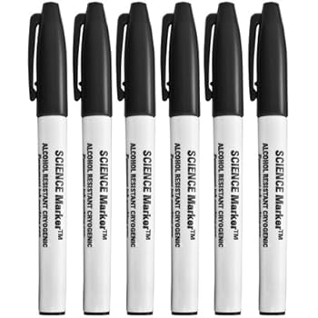Amazon.com: VWR 95042-566 Chemical-Resistant Laboratory Marker, Black ...