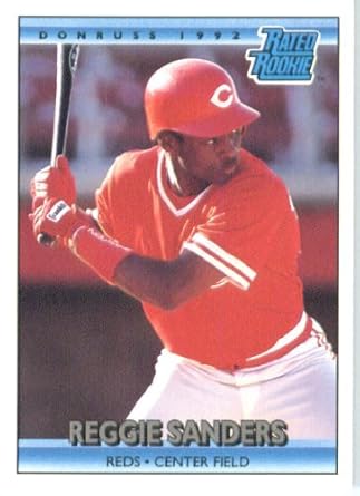 Amazon.com: 1992 Donruss Baseball Card #415 Reggie Sanders ...
