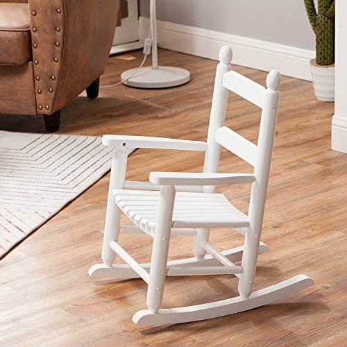BplusZ Rocking Kid's Chair Wooden Child Toddler Patio Rocker Classic ...