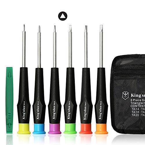 Fixinus Full Triangle Head Screwdriver Set For Electronic Toys, 7-Piece ...