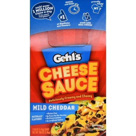 Gehl's Authentic Stadium Mild Cheddar Nacho Cheese Sauce (2 Bags, 50 ...