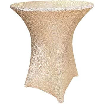 Amazon.com: Wedding Linens Inc. Wholesale 30 in x 42 in Sequin Cocktail ...