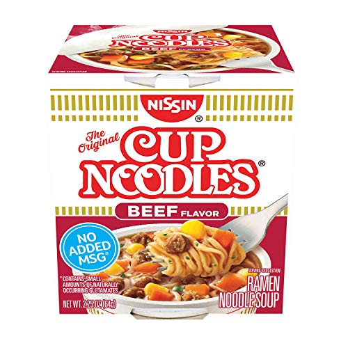 Nissin Cup Noodles, Beef Flavor 2.25 oz ea, 30 ct. A1… | Pricepulse