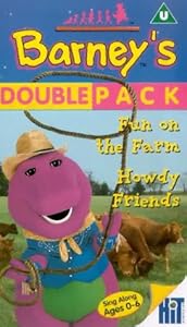 Barney: Barney's Fun On The Farm/Howdy Friends [VHS]: Barney: Amazon.co ...