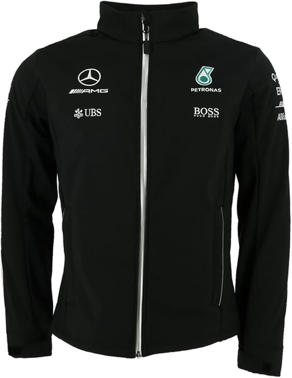 Mercedes AMG Petronas F1 Softshell Jacket 2017 S: Amazon.es: Deportes y ...