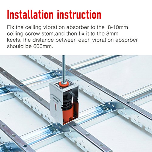 Shock & Vibration Control Ceiling Suspended Mounting Hanger for ...