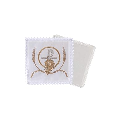 Buy Church Atelier Altar Linens Set with Pax Symbol and Grapevine Pall ...