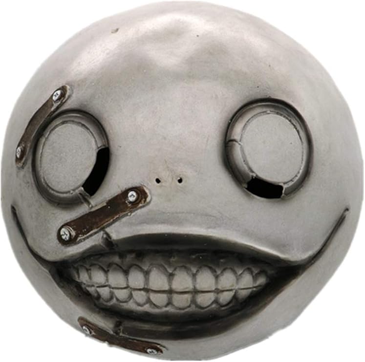 Amazon.com: NieR Automata Emil Mask Men Halloween Cosplay Prop Full ...