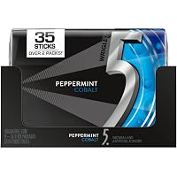 Amazon.com : 5 GUM Sugar Free Chewing Gum, Peppermint Cobalt, 35-stick ...