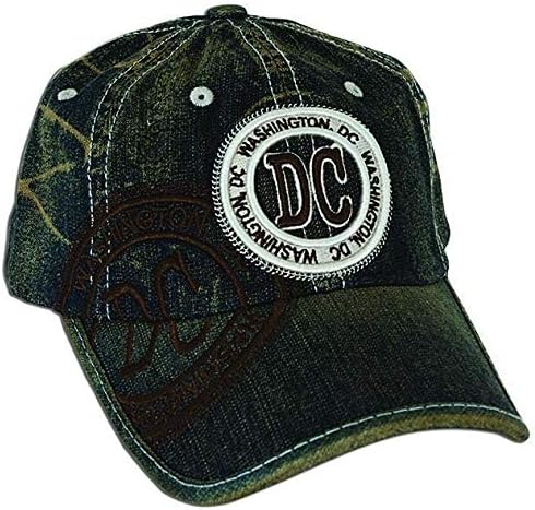 Robin Ruth Washington DC Baseball Distressed Black Cap/Embroidered ...