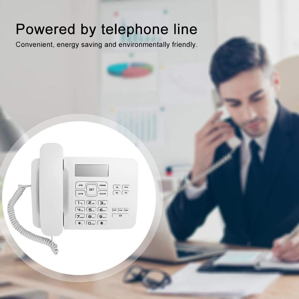 Business Office Landline Telephone with FSK/DTMF Dual System, Ergonomic Design, Corded Telephone ...