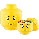 Amazon.com: Room Copenhagen Lego Storage Head, Large, Girl, 9-1/2 x 9-1 ...