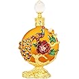 Amazon.com: Generic 30ML Golden Peacock Glass Perfume Bottle Empty Decorative Fancy Crystal ...