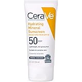 Amazon.com: CeraVe 100% Mineral Sunscreen Spf 50 | Face Sunscreen With ...