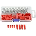 Amazon.com: XINGYHENG 360Pcs 2-Pin Female & Male Red Plug Housing Crimp Terminal Connector Kit ...