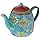 Certified International 22457 Tunisian Sunset Teapot, 40-Ounce ...