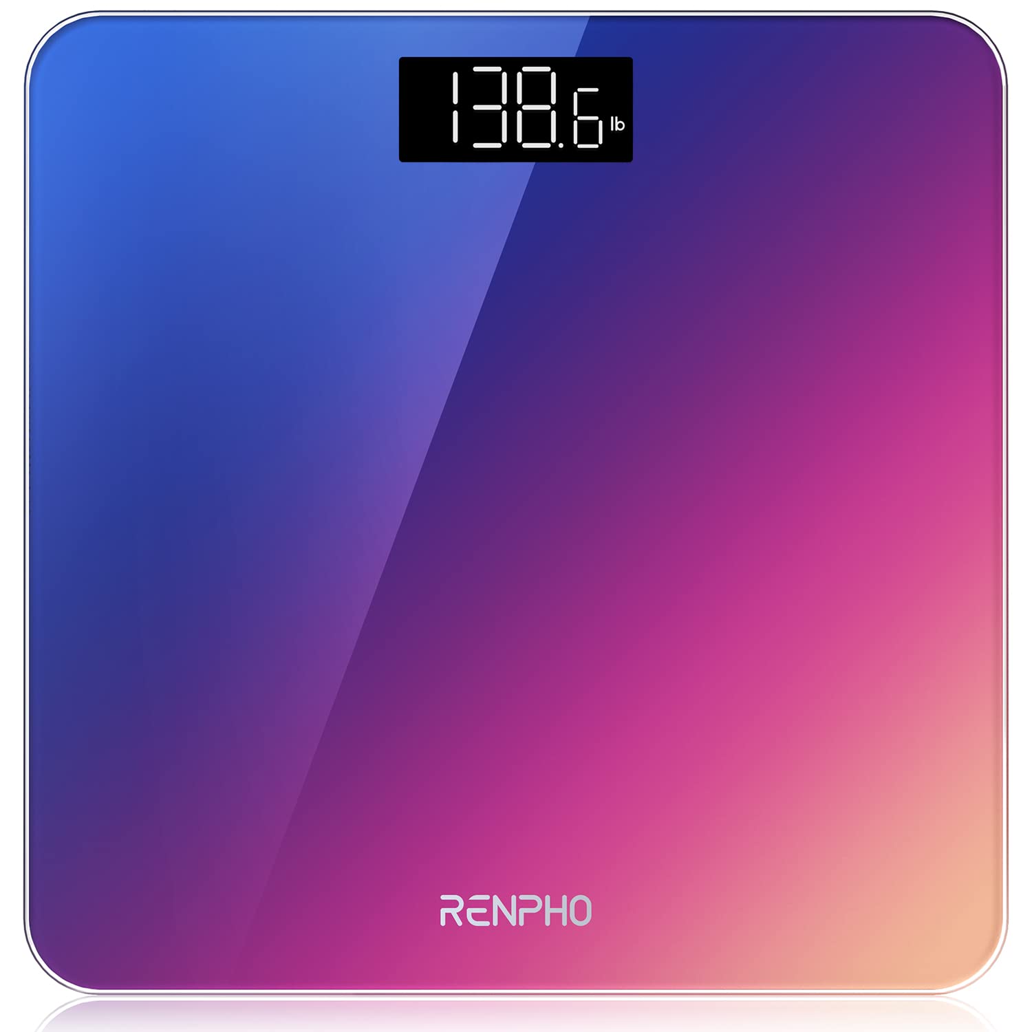 RENPHO Digital Bathroom Scale, Highly Accurate Body Weight Scale with Lighted LED Display Core ...