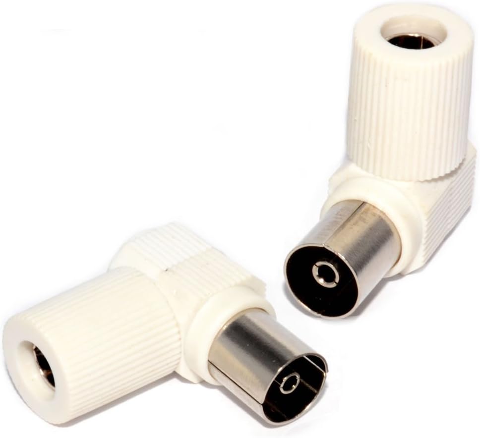 kenable RF Coax Right Angle SOCKET for TV Aerial Cables: Amazon.co.uk ...