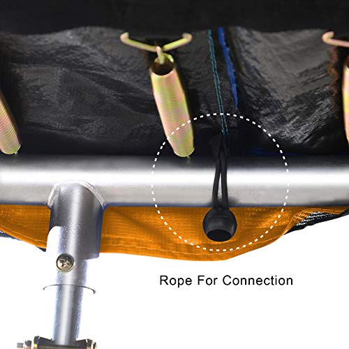 Exacme Trampoline Pad Replacement Round Safety Spring Cover, No Hole ...