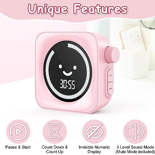 Sonneten Visual Timer for Kids, 99 Minute Digital Cute Kids Visual ...